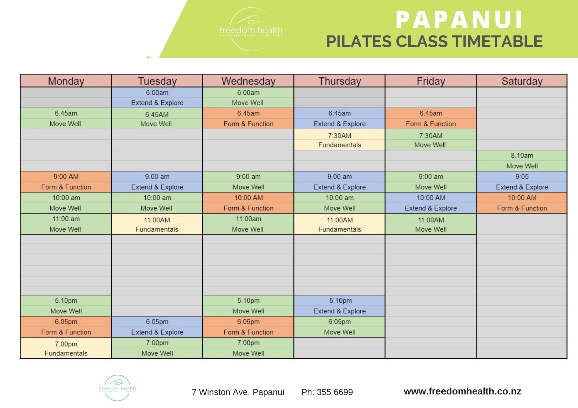 Clinical Pilates - Freedom Health